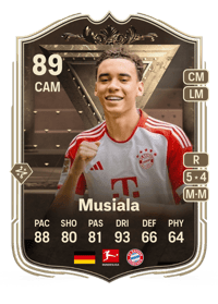 Jamal Musiala EA FC 26 Ratings, Prices, and Cards - FUT.GG