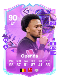 Loïs Openda EA FC 26 Ratings, Prices, and Cards - FUT.GG