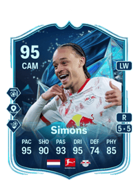 Xavi Simons EA FC 26 Ratings, Prices, and Cards - FUT.GG