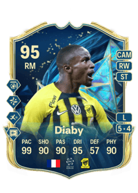 Moussa Diaby EA FC 26 Ratings, Prices, and Cards - FUT.GG