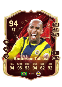 Anderson Talisca EA FC 26 Ratings, Prices, and Cards - FUT.GG