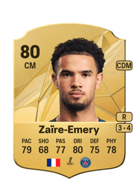 Warren Zaïre-Emery EA FC 26 Ratings, Prices, and Cards - FUT.GG