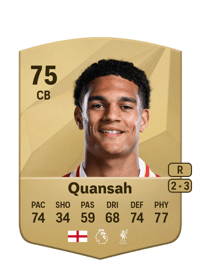 Jarell Quansah EA FC 26 Ratings, Prices, and Cards - FUT.GG