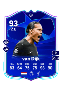 Virgil van Dijk EA FC 26 Ratings, Prices, and Cards - FUT.GG