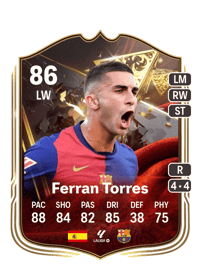 Ferran Torres EA FC 26 Ratings, Prices, and Cards - FUT.GG