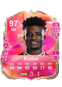 Mohammed Kudus EA FC 26 Ratings, Prices, and Cards - FUT.GG