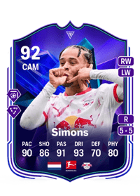 Xavi Simons EA FC 26 Ratings, Prices, and Cards - FUT.GG