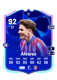Julián Álvarez EA FC 26 Ratings, Prices, and Cards - FUT.GG