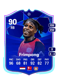 Jeremie Frimpong EA FC 26 Ratings, Prices, and Cards - FUT.GG