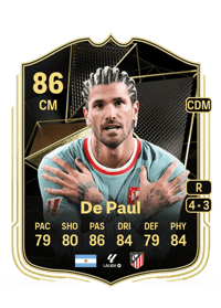 Rodrigo De Paul EA FC 26 Ratings, Prices, and Cards - FUT.GG