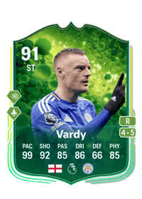 Jamie Vardy EA FC 26 Ratings, Prices, and Cards - FUT.GG
