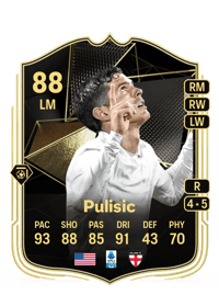 Christian Pulisic EA FC 26 Ratings, Prices, and Cards - FUT.GG