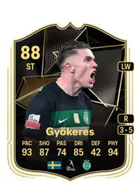 Viktor Gyökeres EA FC 26 Ratings, Prices, and Cards - FUT.GG