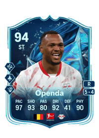 Loïs Openda EA FC 26 Ratings, Prices, and Cards - FUT.GG