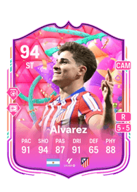 Julián Alvarez EA FC 26 Ratings, Prices, and Cards - FUT.GG