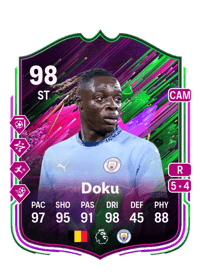 Jérémy Doku EA FC 26 Ratings, Prices, and Cards - FUT.GG