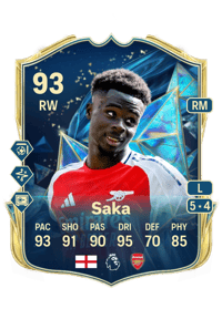 Bukayo Saka EA FC 26 Ratings, Prices, and Cards - FUT.GG
