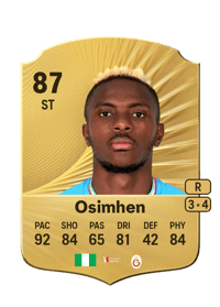 Victor Osimhen EA FC 26 Ratings, Prices, and Cards - FUT.GG