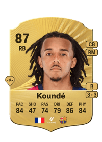Jules Koundé EA FC 26 Ratings, Prices, and Cards - FUT.GG