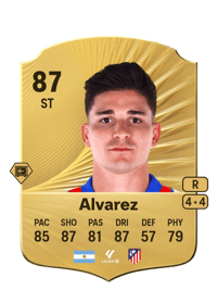 Julián Alvarez EA FC 26 Ratings, Prices, and Cards - FUT.GG