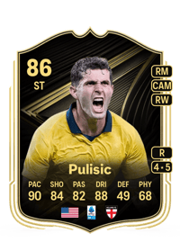 Christian Pulisic EA FC 26 Ratings, Prices, and Cards - FUT.GG