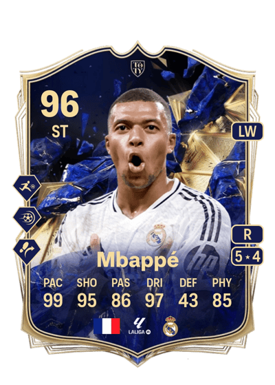 Kylian Mbappé Evolutions in EA FC 25 - FUT.GG
