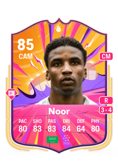 Mohammed Noor Evolutions in EA FC 25 - FUT.GG