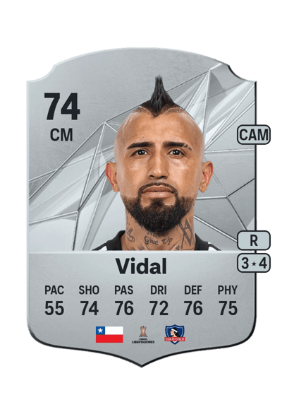 Arturo Vidal Evolutions in EA FC 25 - FUT.GG