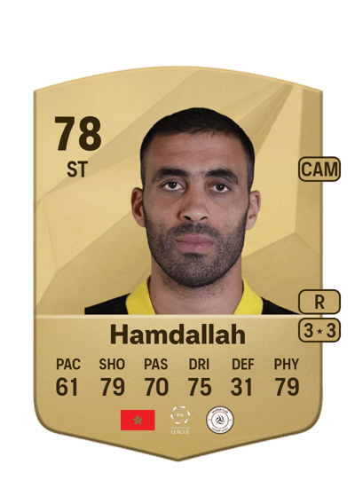Abderrazak Hamdallah Evolutions in EA FC 25 - FUT.GG
