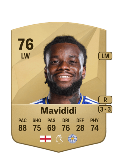 Stephy Mavididi Evolutions in EA FC 25 - FUT.GG