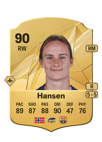 Caroline Graham Hansen Evolutions in EA FC 25 - FUT.GG