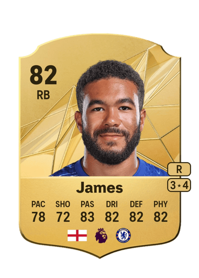 Reece James Evolutions in EA FC 25 - FUT.GG