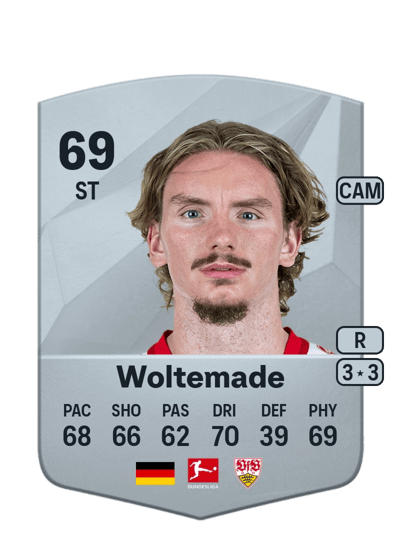 Nick Woltemade Evolutions in EA FC 25 - FUT.GG