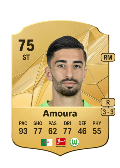 Mohamed Amoura Evolutions in EA FC 25 - FUT.GG