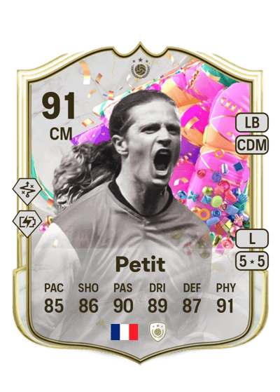 Emmanuel Petit Evolutions in EA FC 25 - FUT.GG