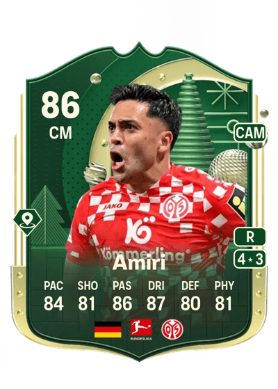 Nadiem Amiri Evolutions in EA FC 25 - FUT.GG