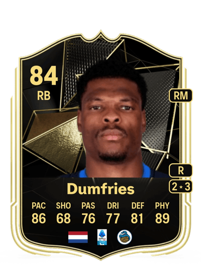 Denzel Dumfries Evolutions in EA FC 25 - FUT.GG
