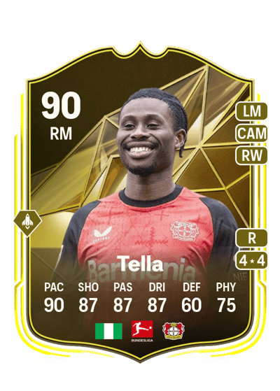 Nathan Tella Evolutions in EA FC 25 - FUT.GG