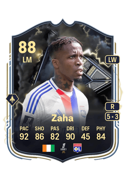 Wilfried Zaha Evolutions in EA FC 25 - FUT.GG