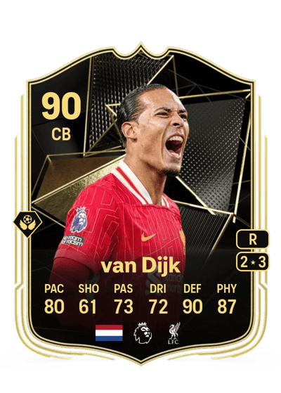 Virgil van Dijk Evolutions in EA FC 25 - FUT.GG
