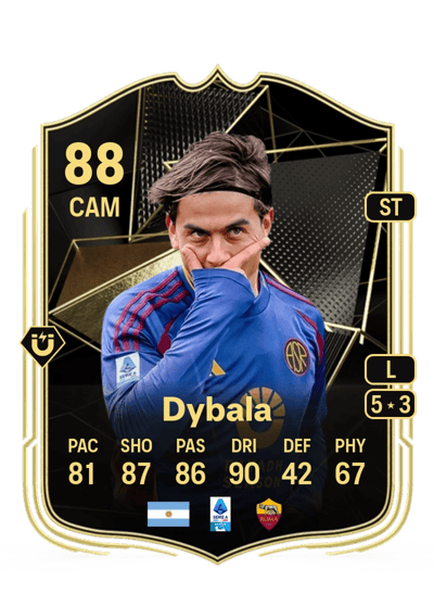 Paulo Dybala Evolutions in EA FC 25 - FUT.GG