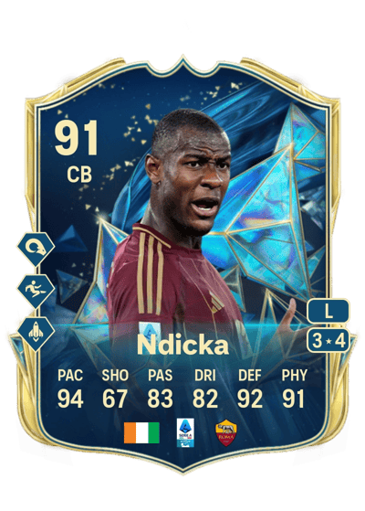 Evan Ndicka Evolutions in EA FC 25 - FUT.GG
