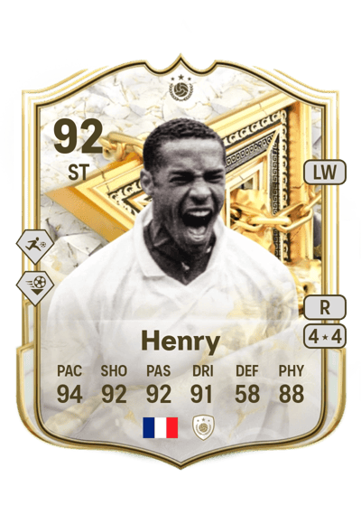 Thierry Henry Evolutions in EA FC 25 - FUT.GG