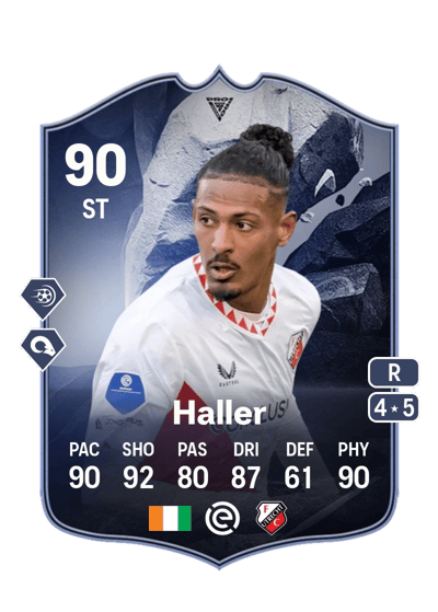 Sébastien Haller Evolutions in EA FC 25 - FUT.GG