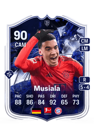 Jamal Musiala Evolutions in EA FC 25 - FUT.GG