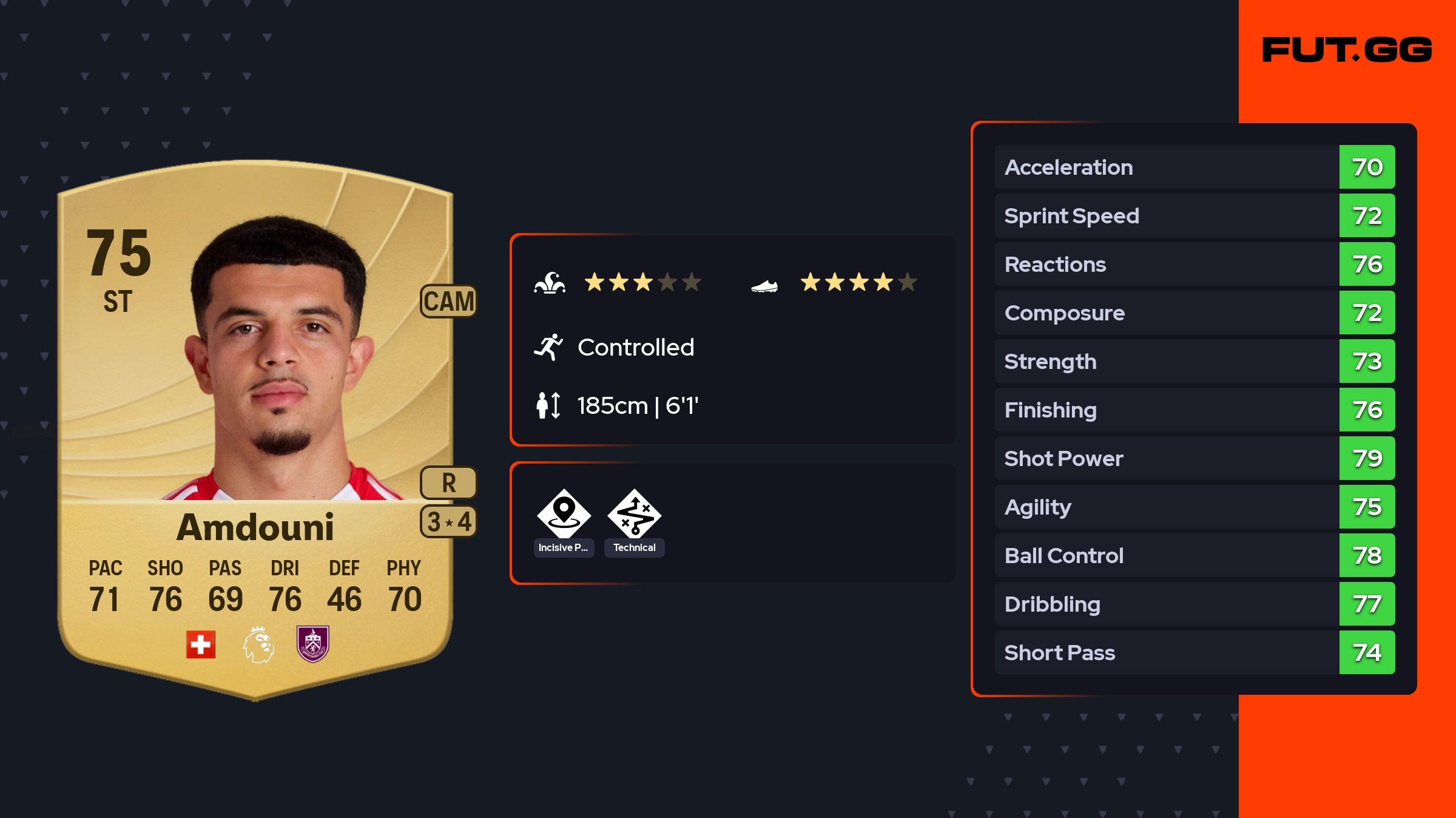 Zeki Amdouni EA FC 26 Ratings, Prices, and Cards - FUT.GG